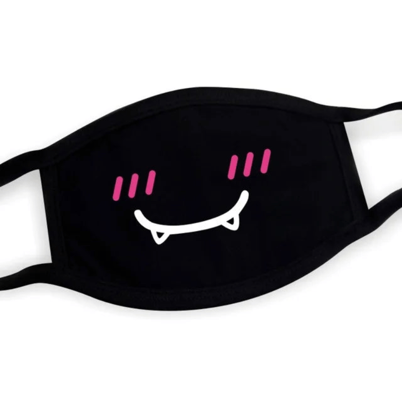 Cute Smile Mouth Face Masks – Femboy Clothing